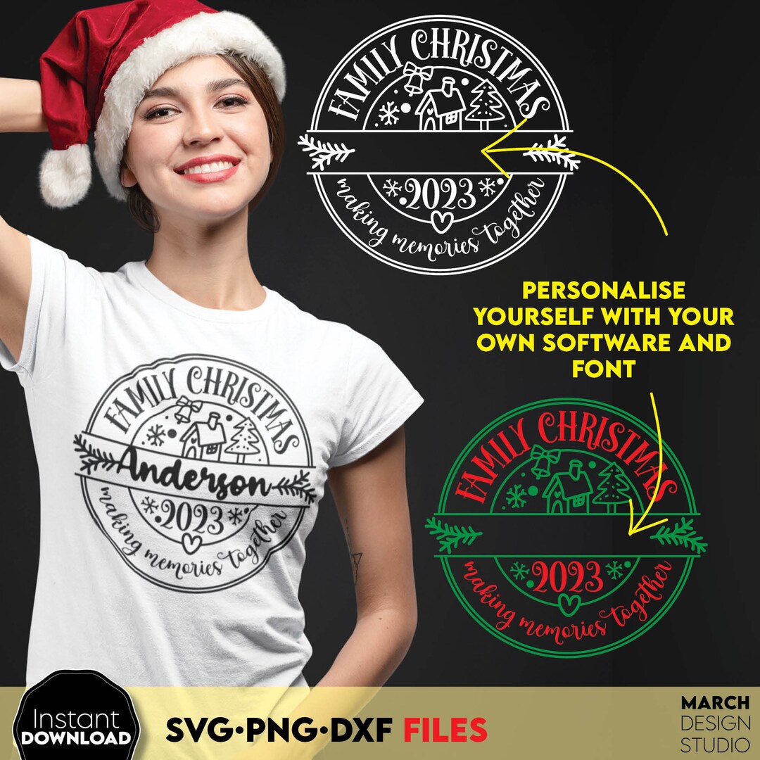 Family Christmas SVG Group Christmas Shrt Christmas Design - Etsy
