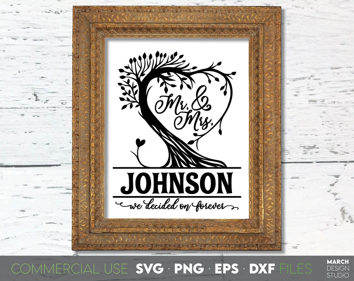 Family Tree SVG Family Reunion SVG Family Tree Monogram - Etsy
