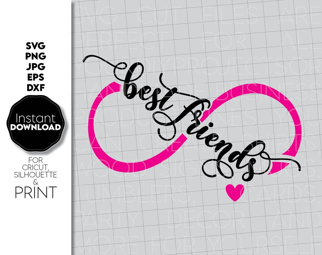 Best Friends Svg, Best Friends Forever Svg, Besties Svg, Friendship Svg ...