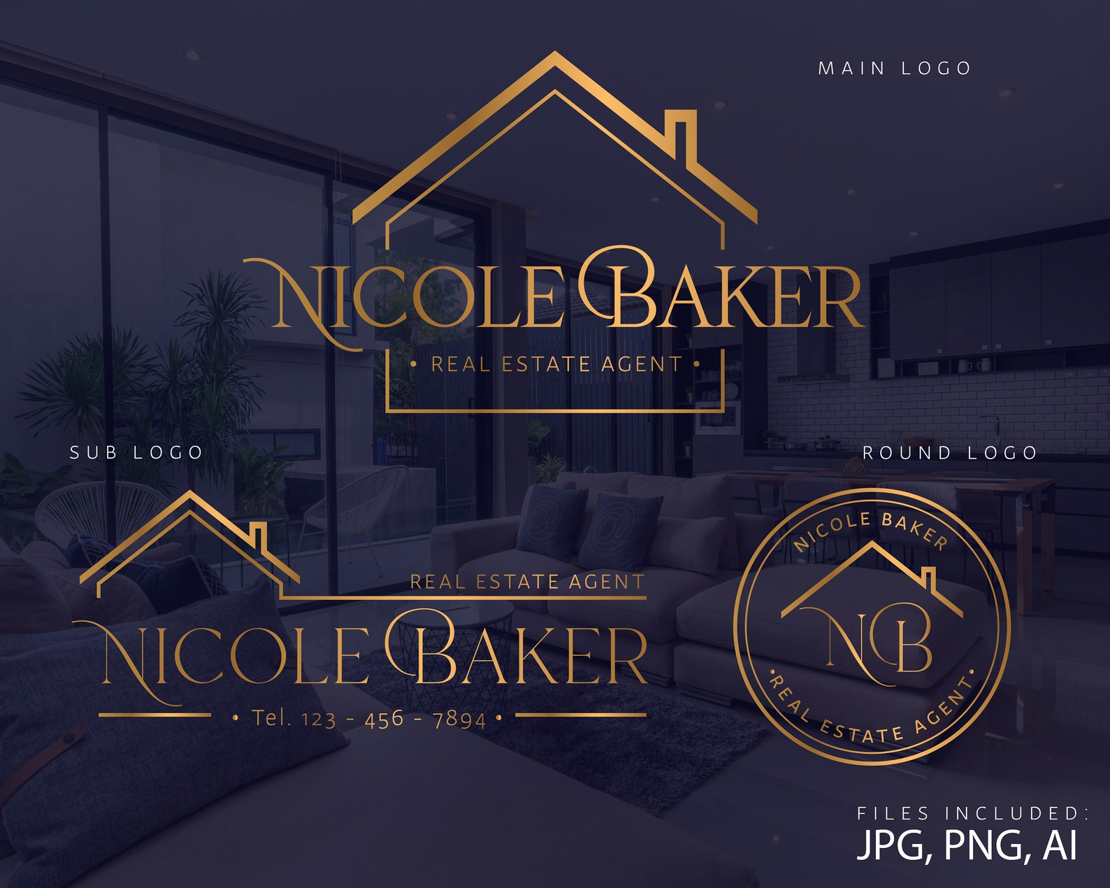 Luxury Real Estate Logo, House Logo Design, Realtor Logo, Real Estate ...