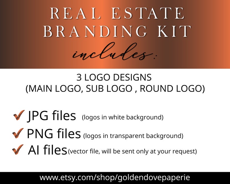 Real Estate Logo Design Circle Logo Initial Logo Realtor - Etsy