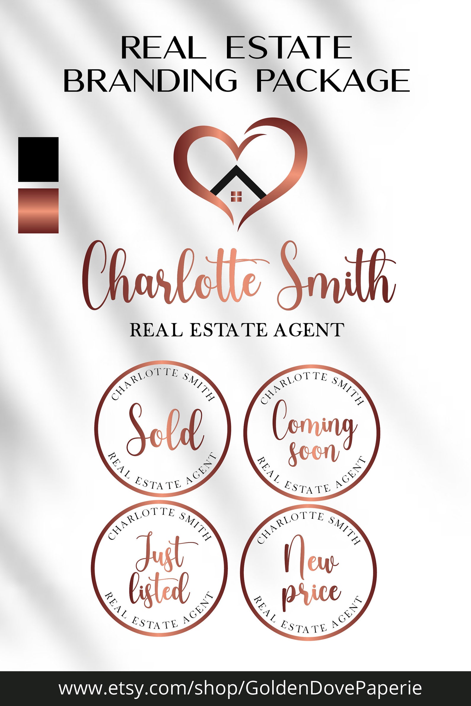 Real Estate Logo Branding Kit, Realtor Marketing, Premade Logo ...