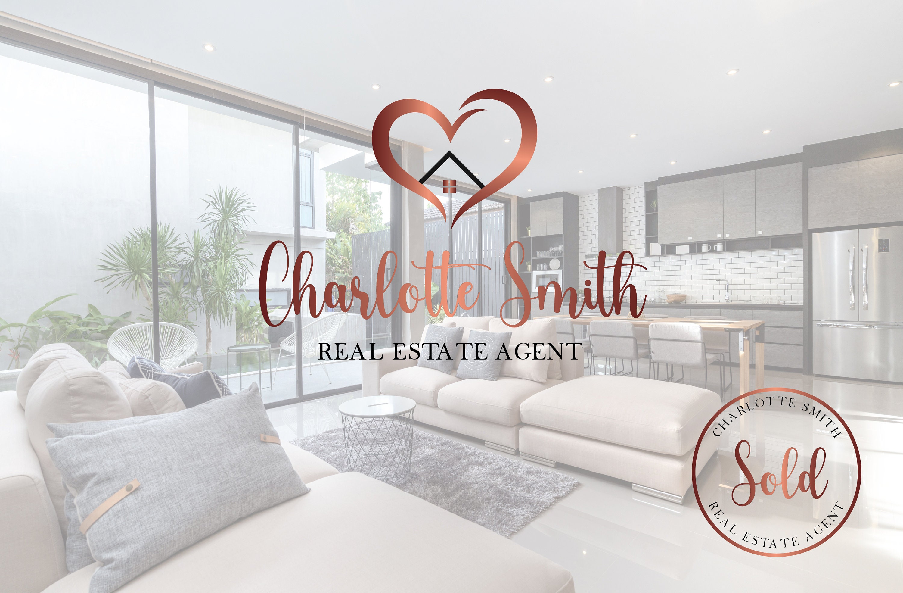 Real Estate Logo Branding Kit, Realtor Marketing, Premade Logo ...