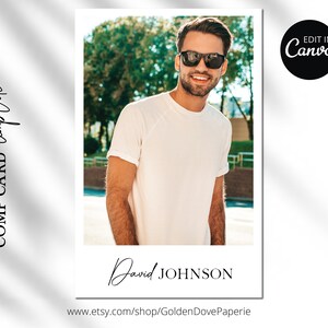COMP CARD TEMPLATE, Model Comp Card, Fashion Model Comp Card, Photo ...