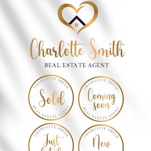 Real Estate HEART LOGO Design - Real Estate Logo - Signature Logo ...