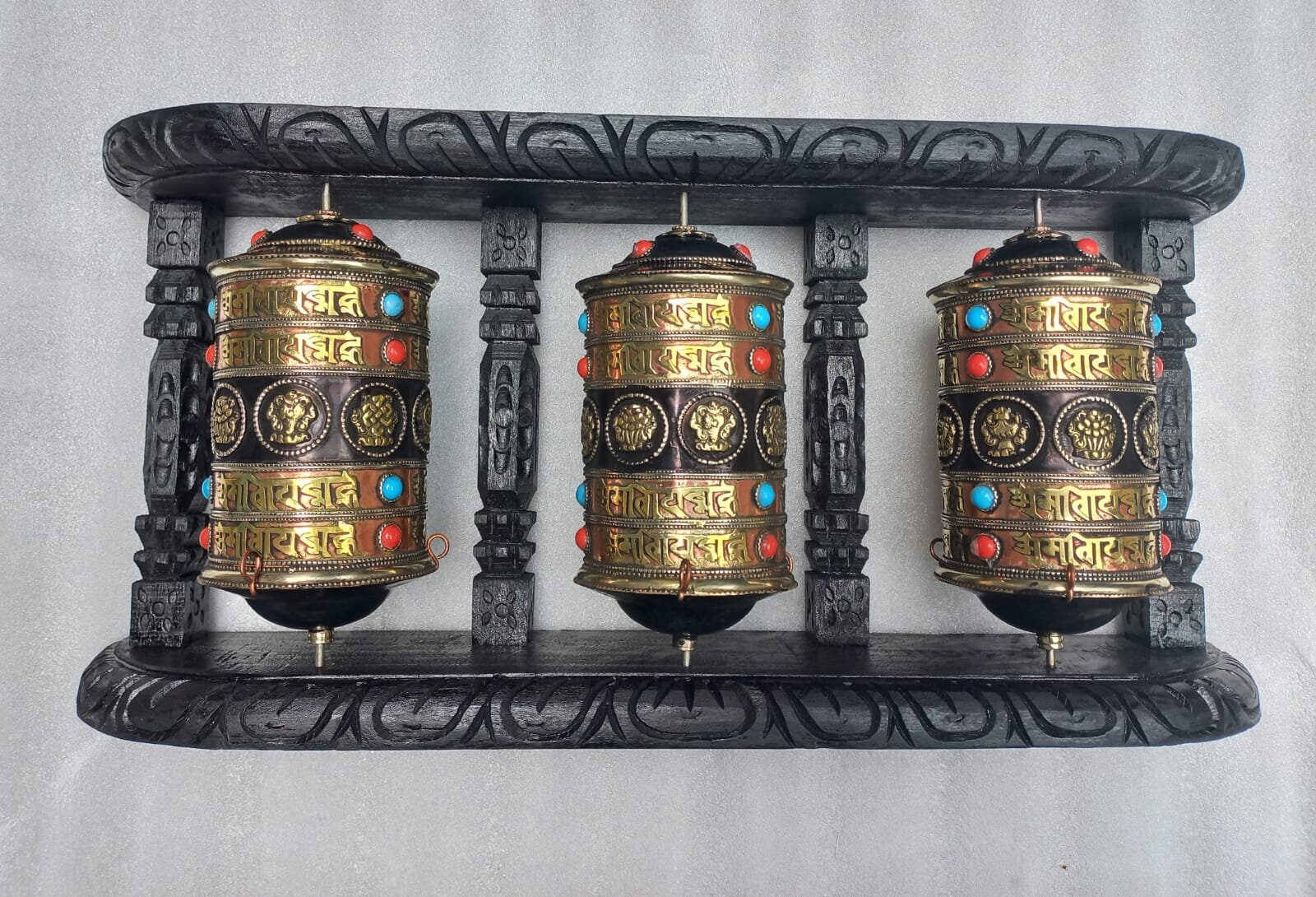 Buddhist Meditation Prayer Wheel Tibetan Buddhism Tabletop/altar ...