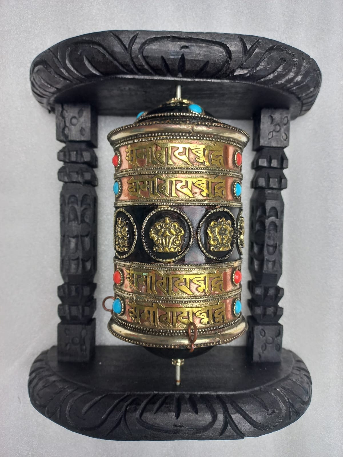 Buddhist Meditation Prayer Wheel Tibetan Buddhism Tabletop/altar ...
