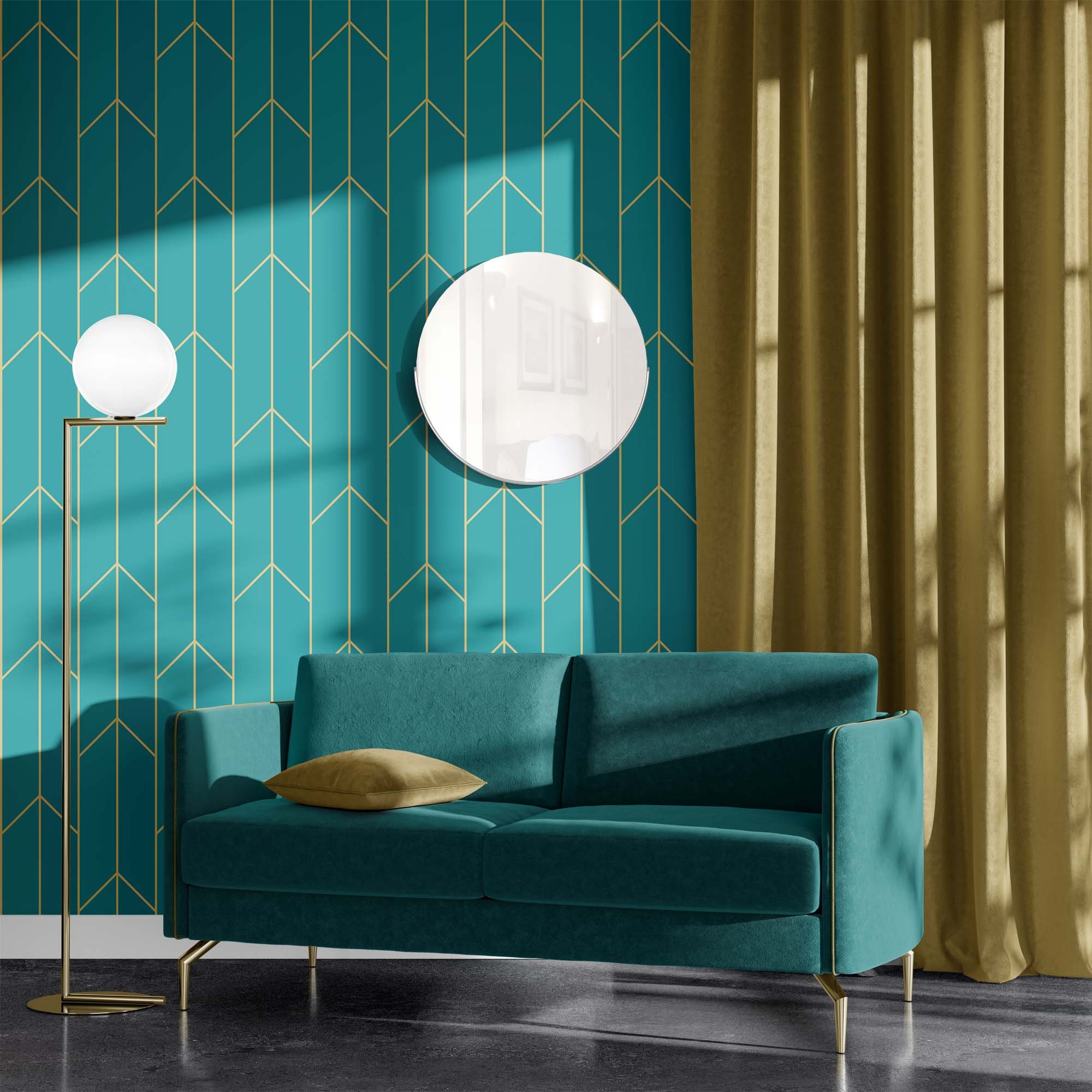 Art Deco Wallpaper Removable Wallpaper Peel and Stick | Etsy