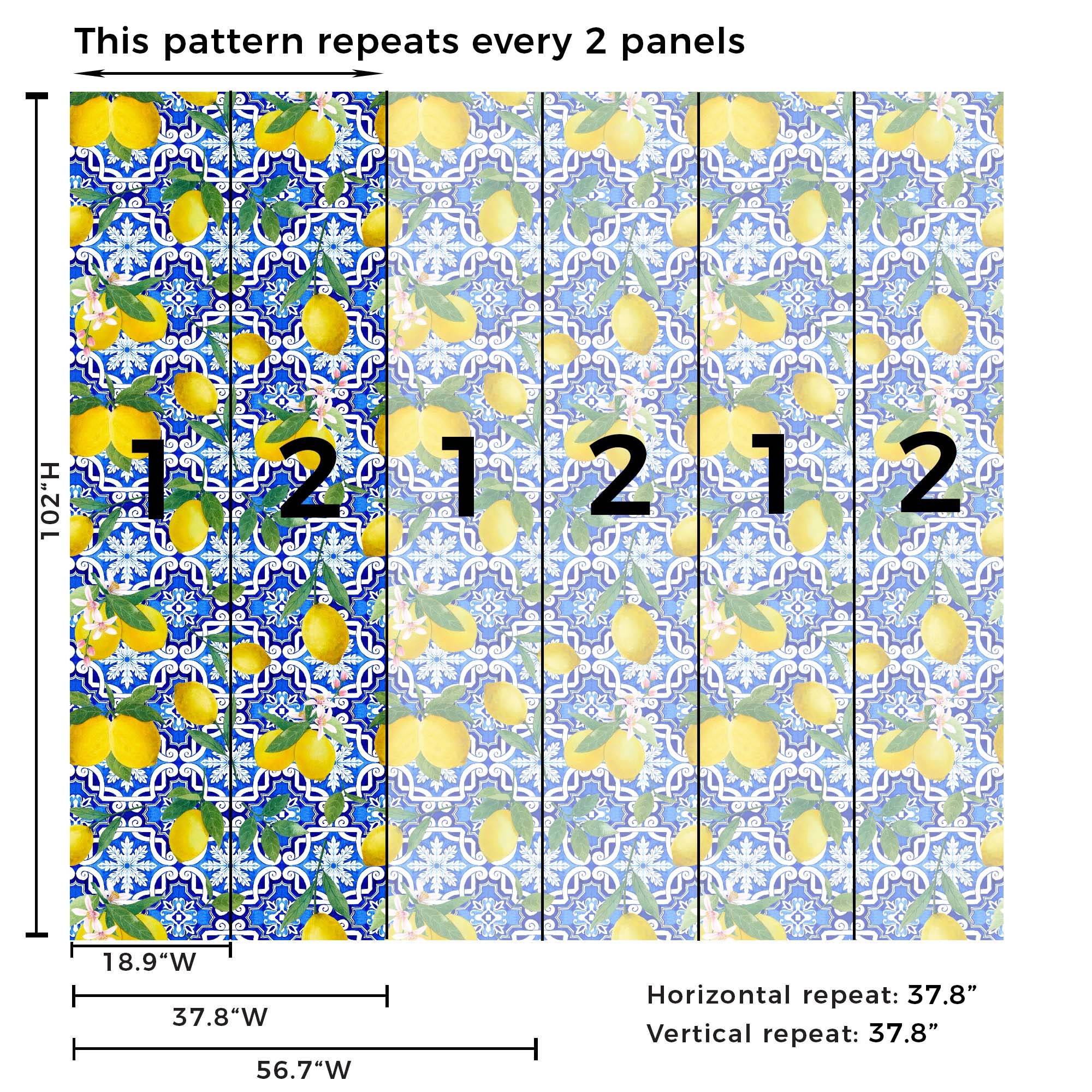 Italian Lemon Wallpaper Removable Wallpaper Watercolor - Etsy