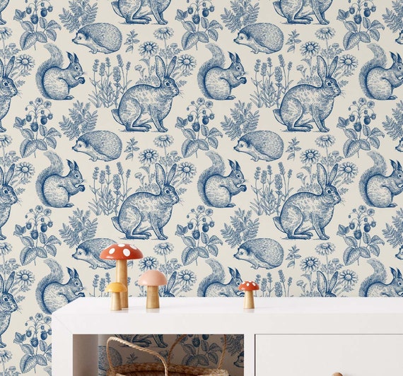 Vintage Rabbit Wallpaper