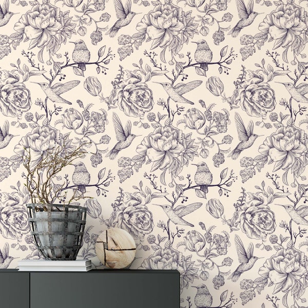 Bird Wallpaper - Etsy