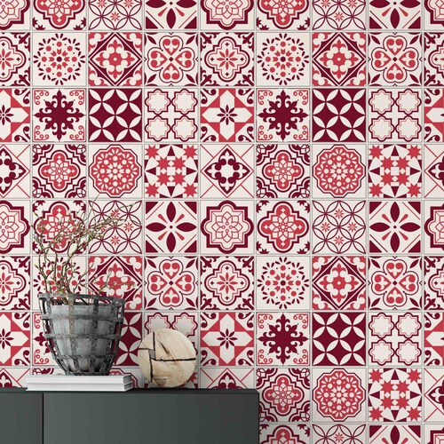 Red Poppies Peel and Stick Wallpaper wall Paper Removable - Etsy