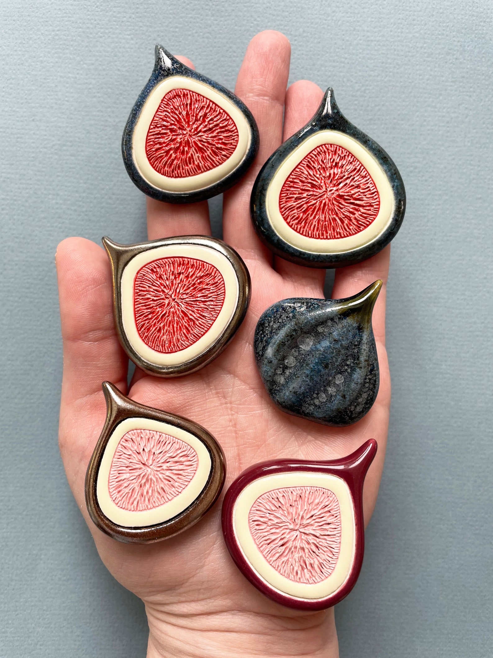 Clay Fig Pin Brooch Ceramic Jewelry - Etsy