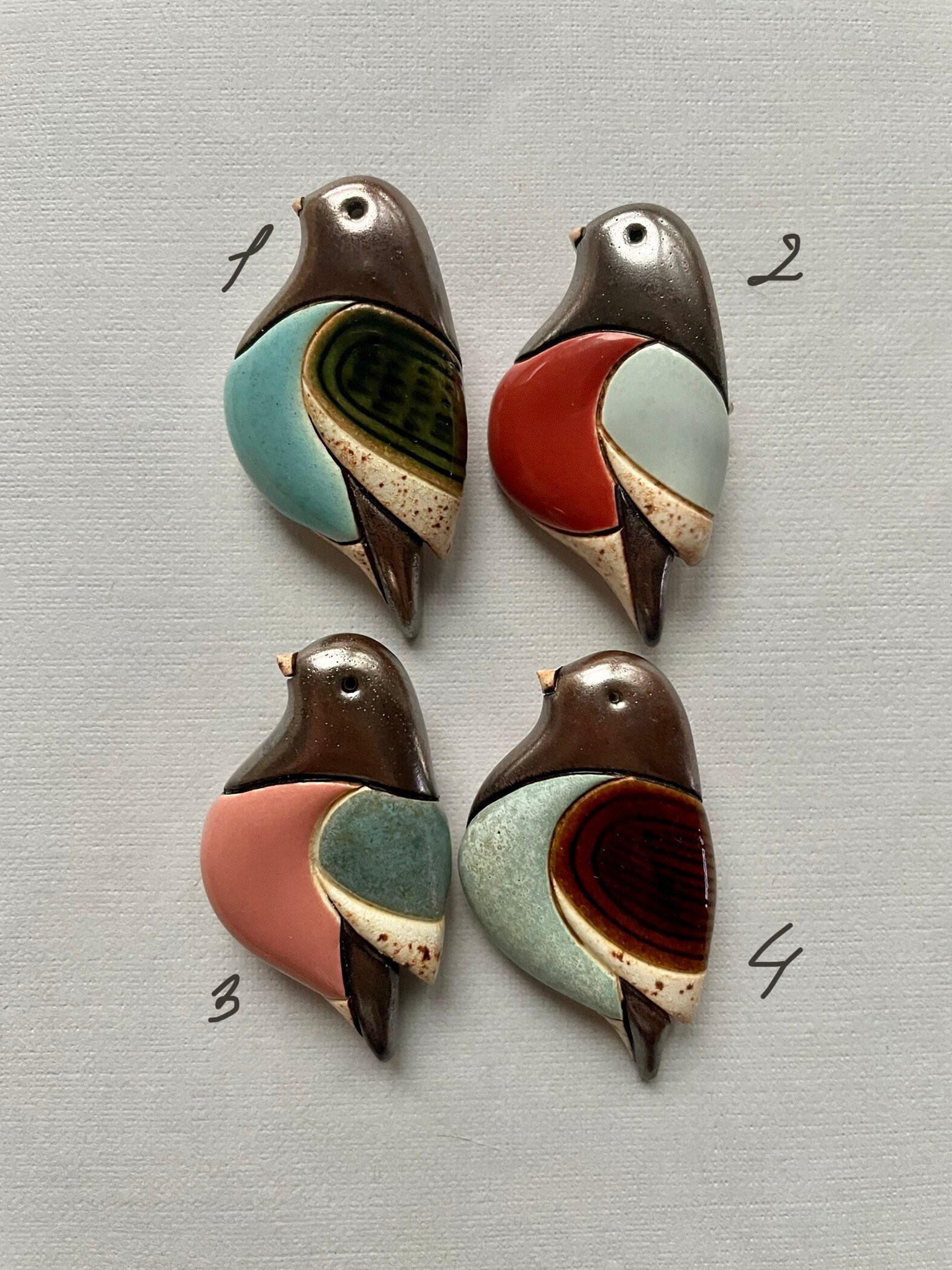 Bird Pin Jewelry Ceramic Brooch White Clay - Etsy