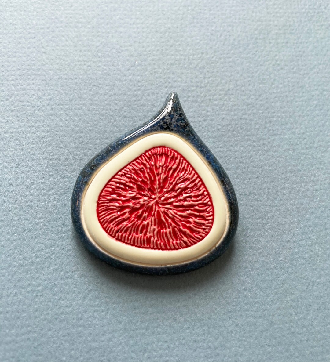 Clay Fig Pin Brooch Ceramic Jewelry - Etsy