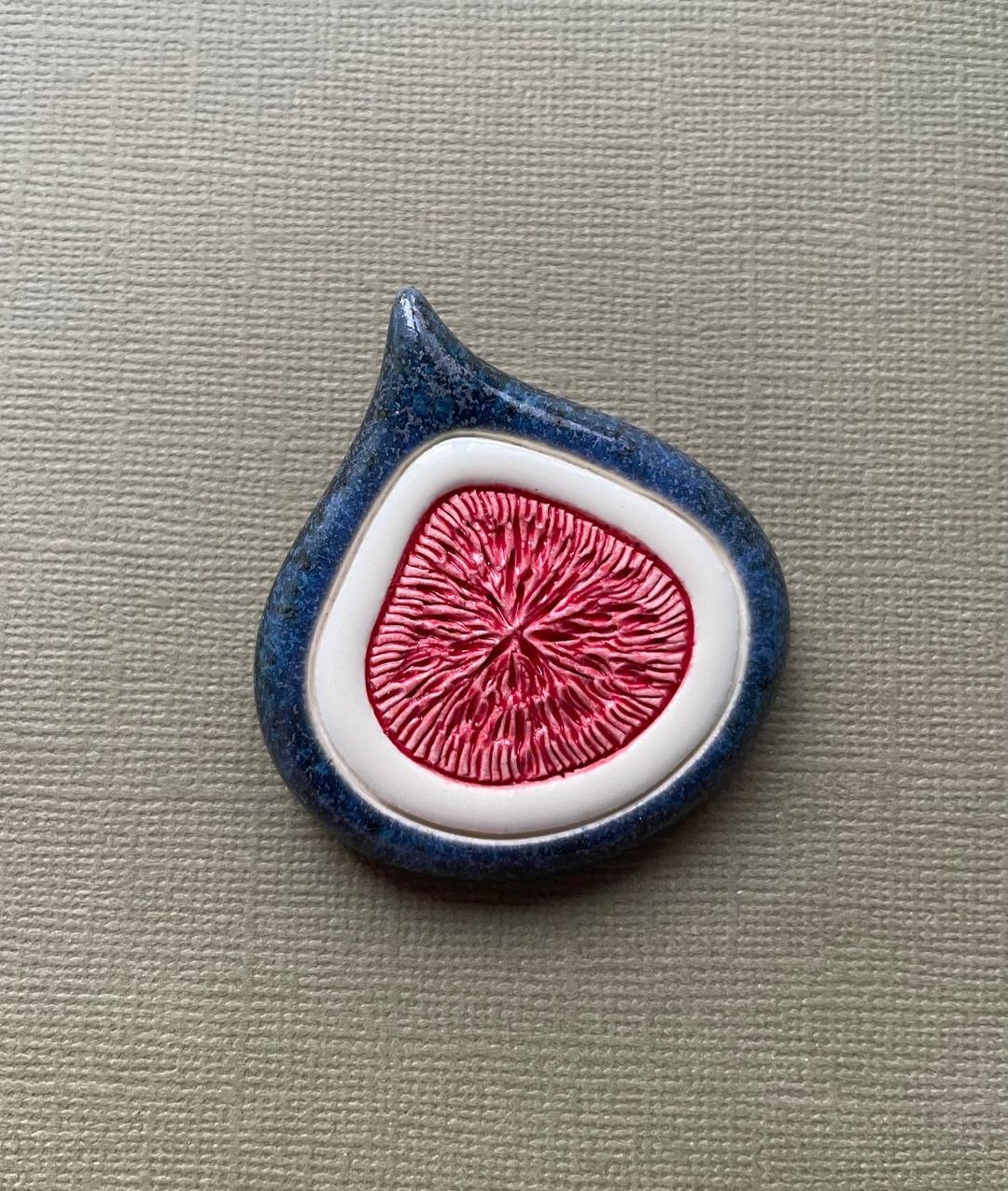 Clay Fig Pin Brooch Ceramic Jewelry - Etsy