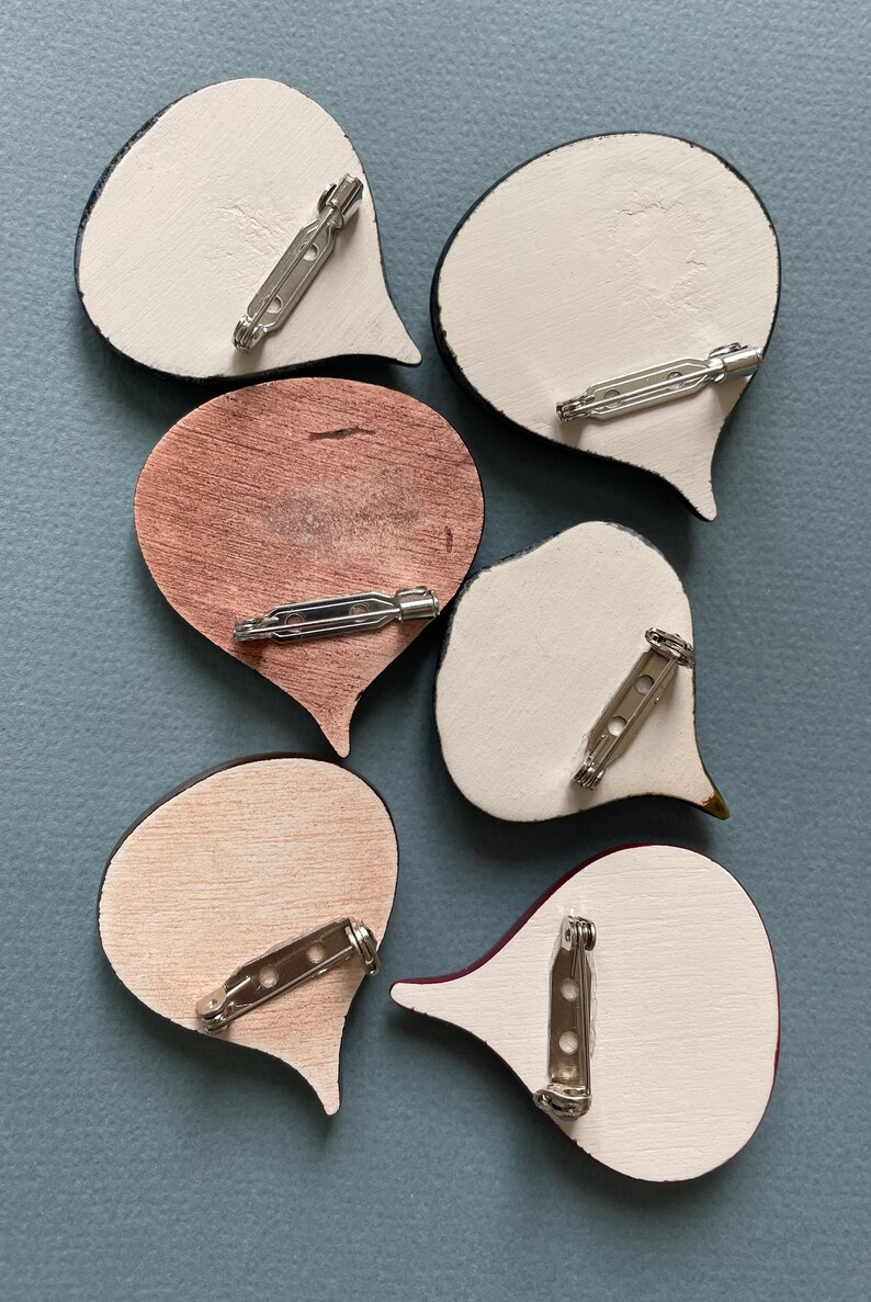 Clay Fig Pin Brooch Ceramic Jewelry - Etsy