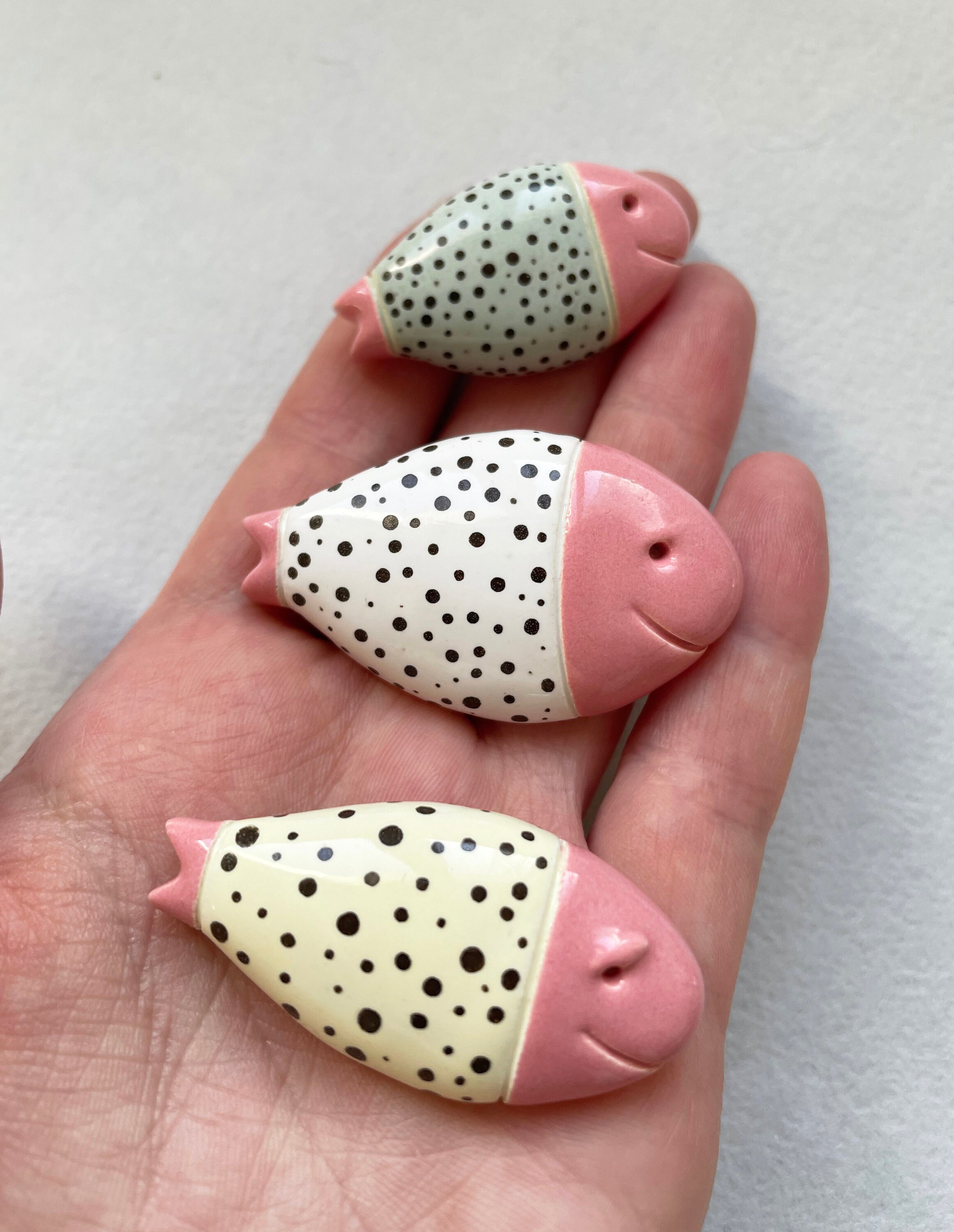 Fish Pin Ceramic Brooch White Clay Jewelry. Fish Lover Gift. - Etsy