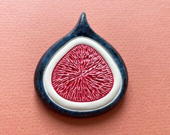 Clay Fig Pin Brooch Ceramic Jewelry - Etsy
