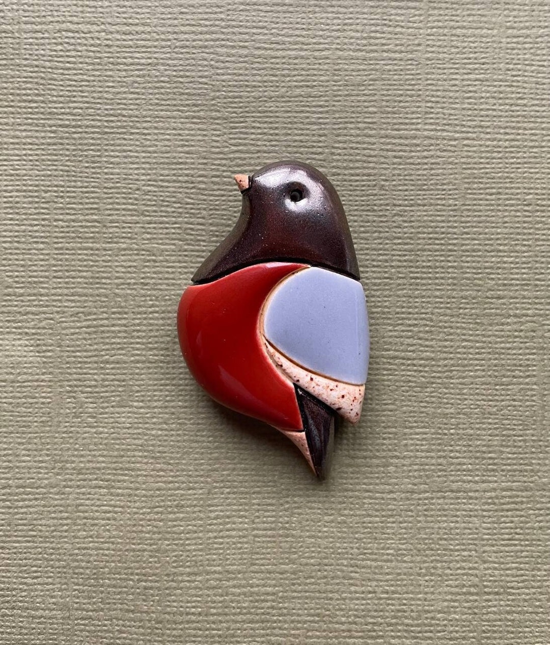 Bird Pin Jewelry Ceramic Brooch White Clay - Etsy