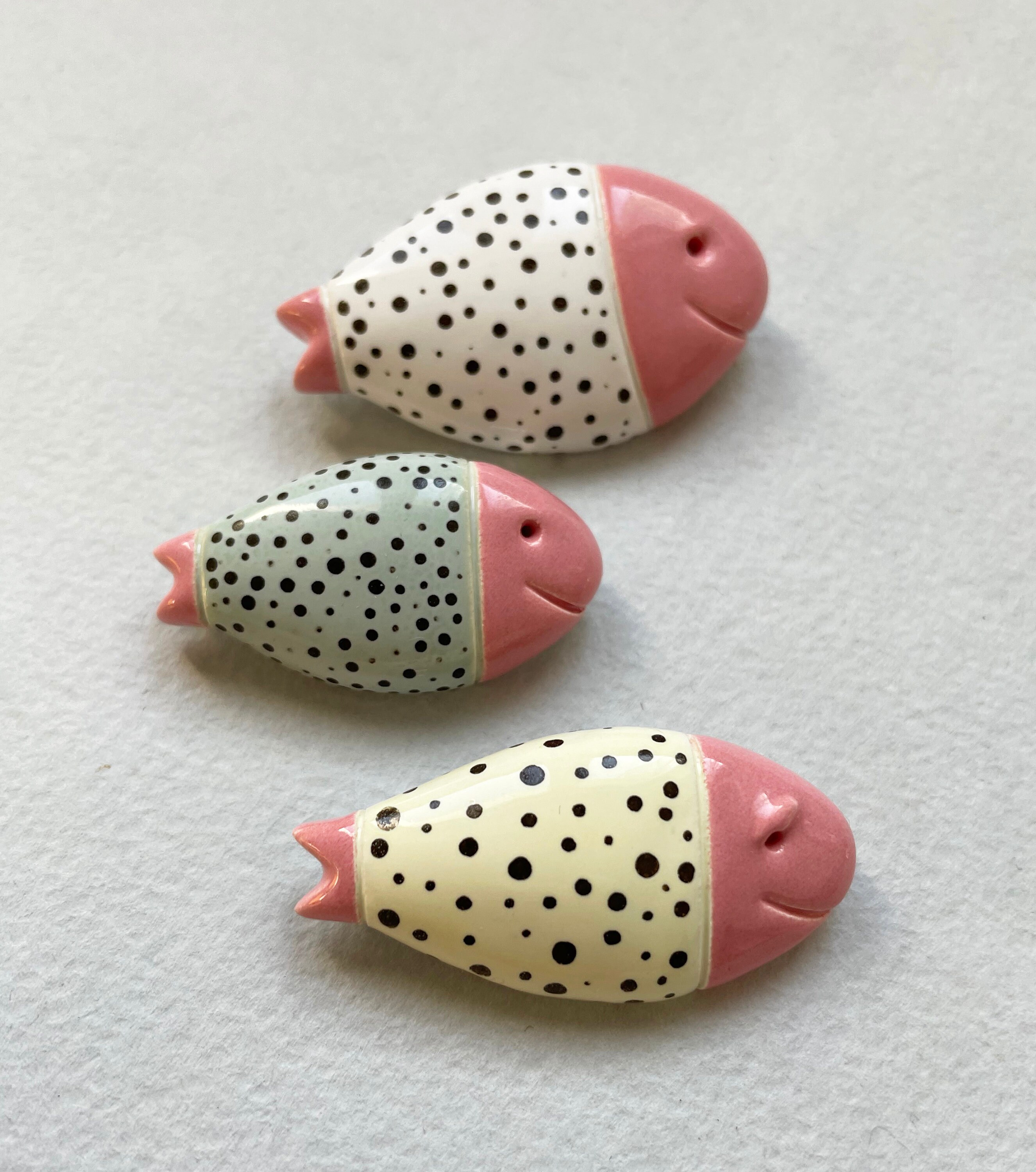 Fish Pin Ceramic Brooch White Clay Jewelry. Fish Lover Gift. - Etsy