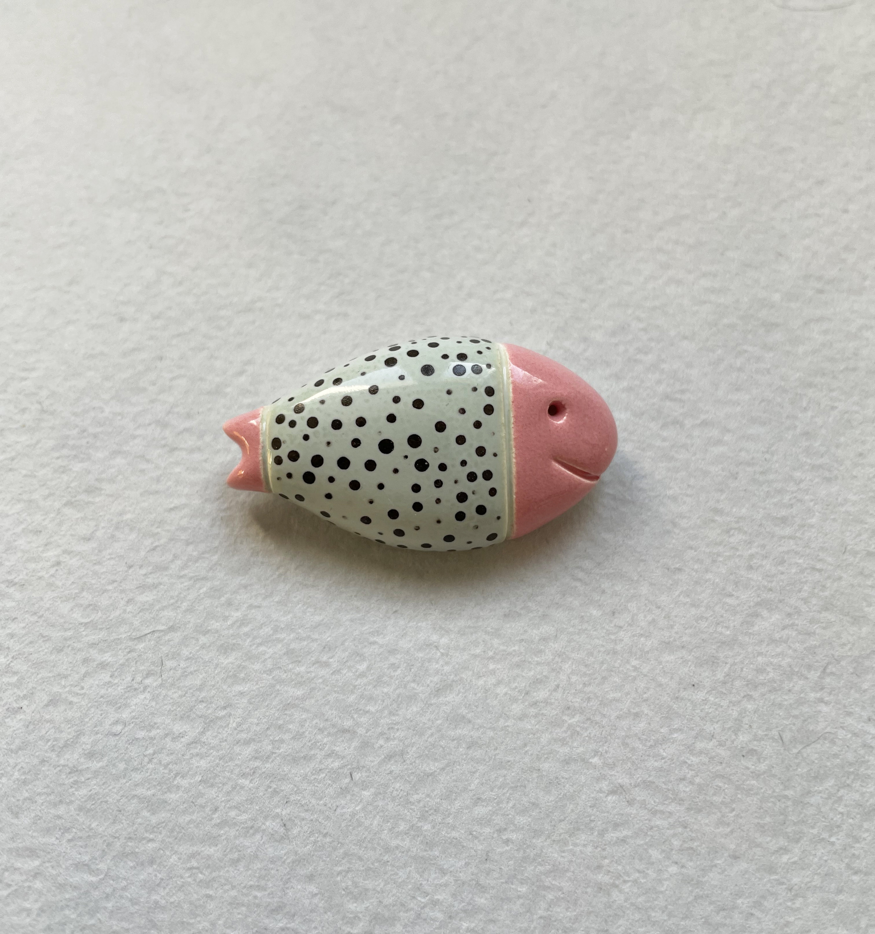 Fish Pin Ceramic Brooch White Clay Jewelry. Fish Lover Gift. - Etsy