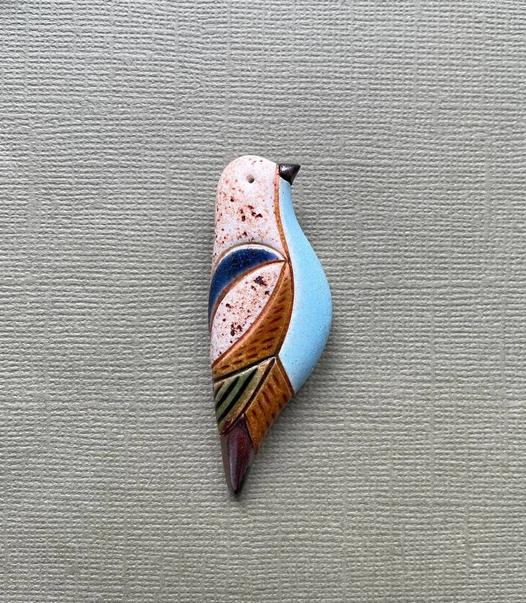 Bird Brooch Ceramic Pin White Clay Jewelry - Etsy