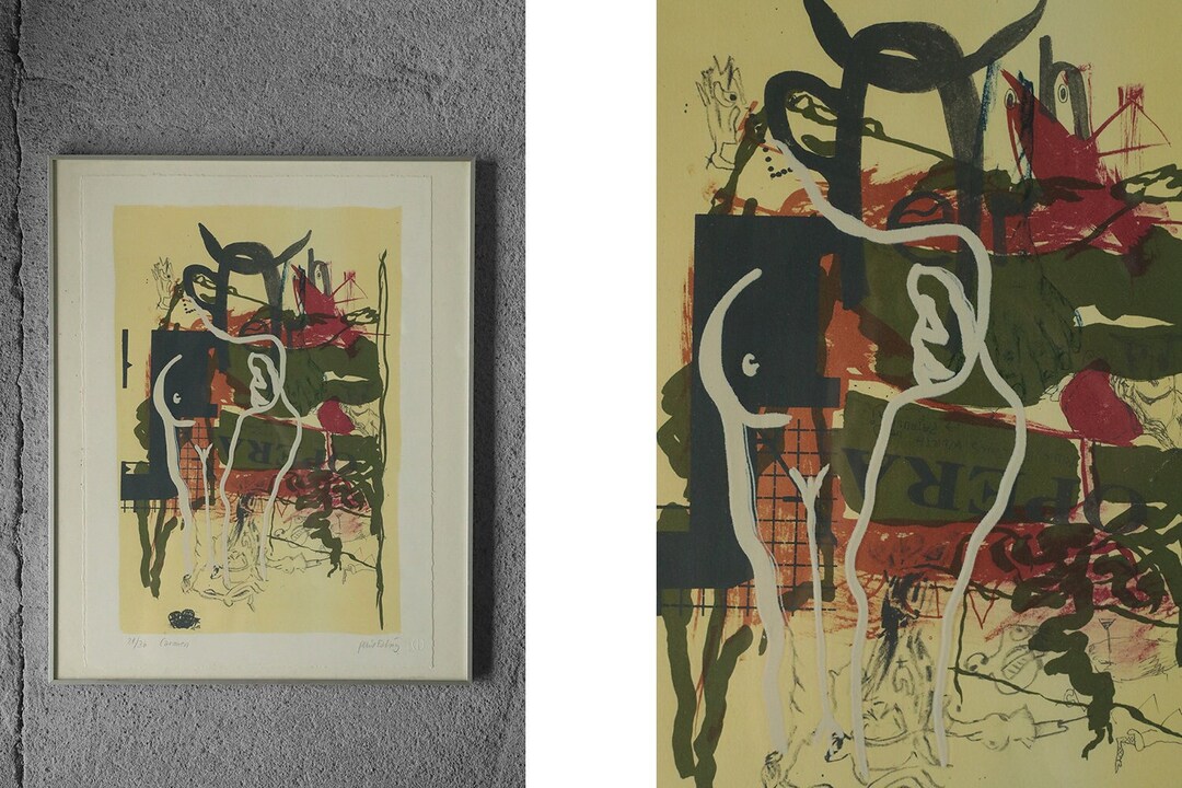 Poul Esting, Carmen, Color Lithograph, Framed - Etsy