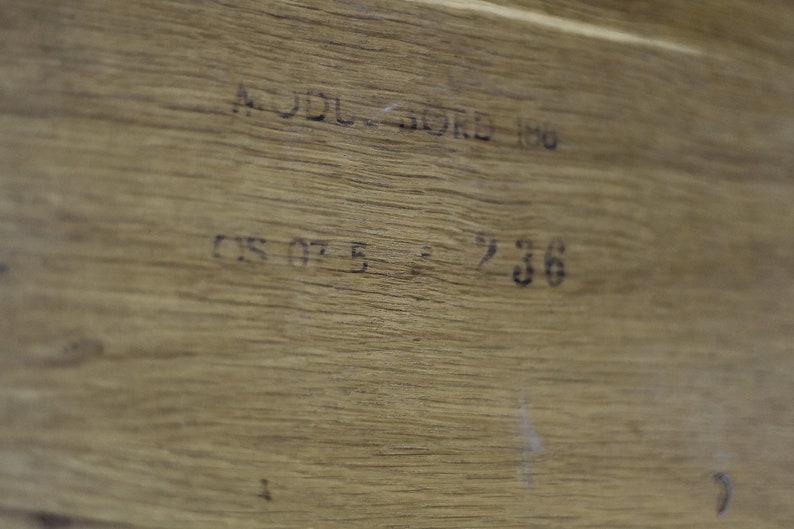 Vintage Mid-century Danish Black Modern Minimalist Oak Office Desk With ...