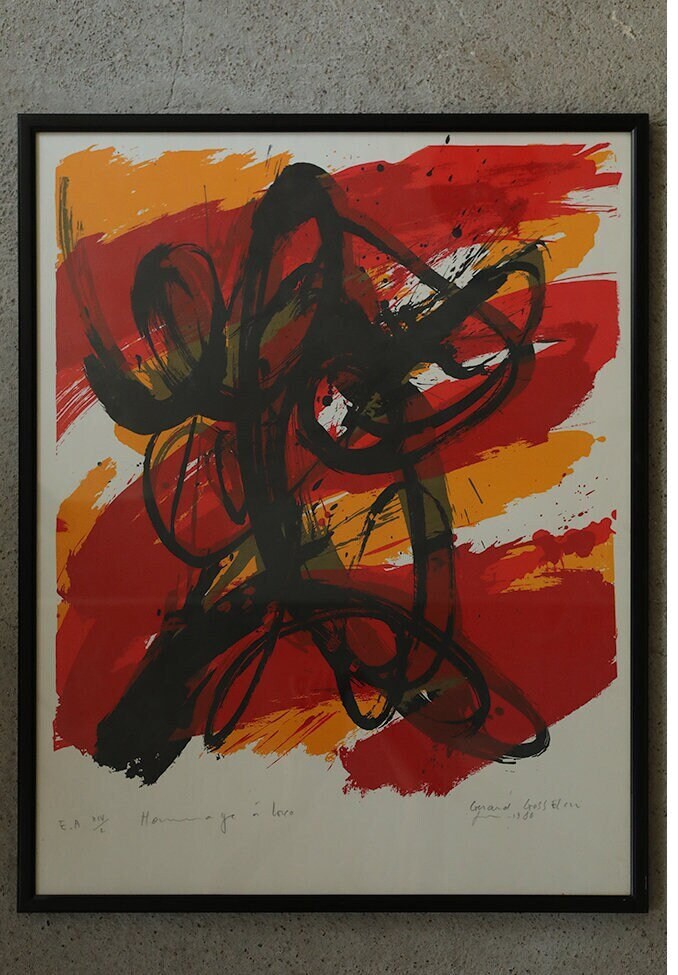 Gérard Gosselin Hommage à Lorca Color Lithograph 1986 - Etsy
