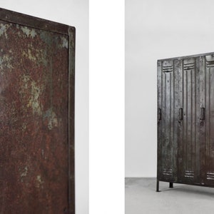 Vintage Industrial Metal Factory Cabinet, 1950s - Etsy
