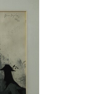 Vintage Color Lithograph, Signed, Composition, Framed - Etsy