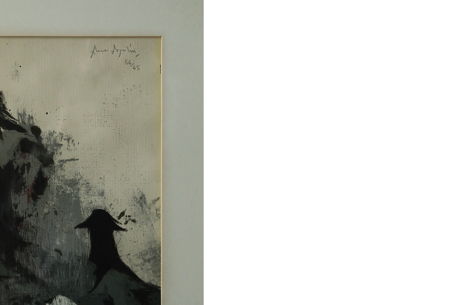 Vintage Color Lithograph, Signed, Composition, Framed - Etsy