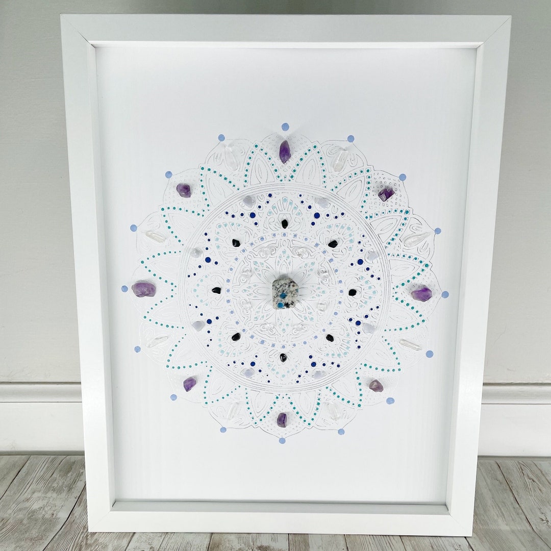 Blessings Crystal Grid Mandala - Etsy