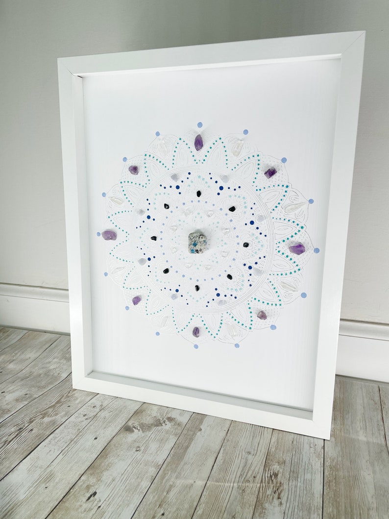 Blessings Crystal Grid Mandala - Etsy