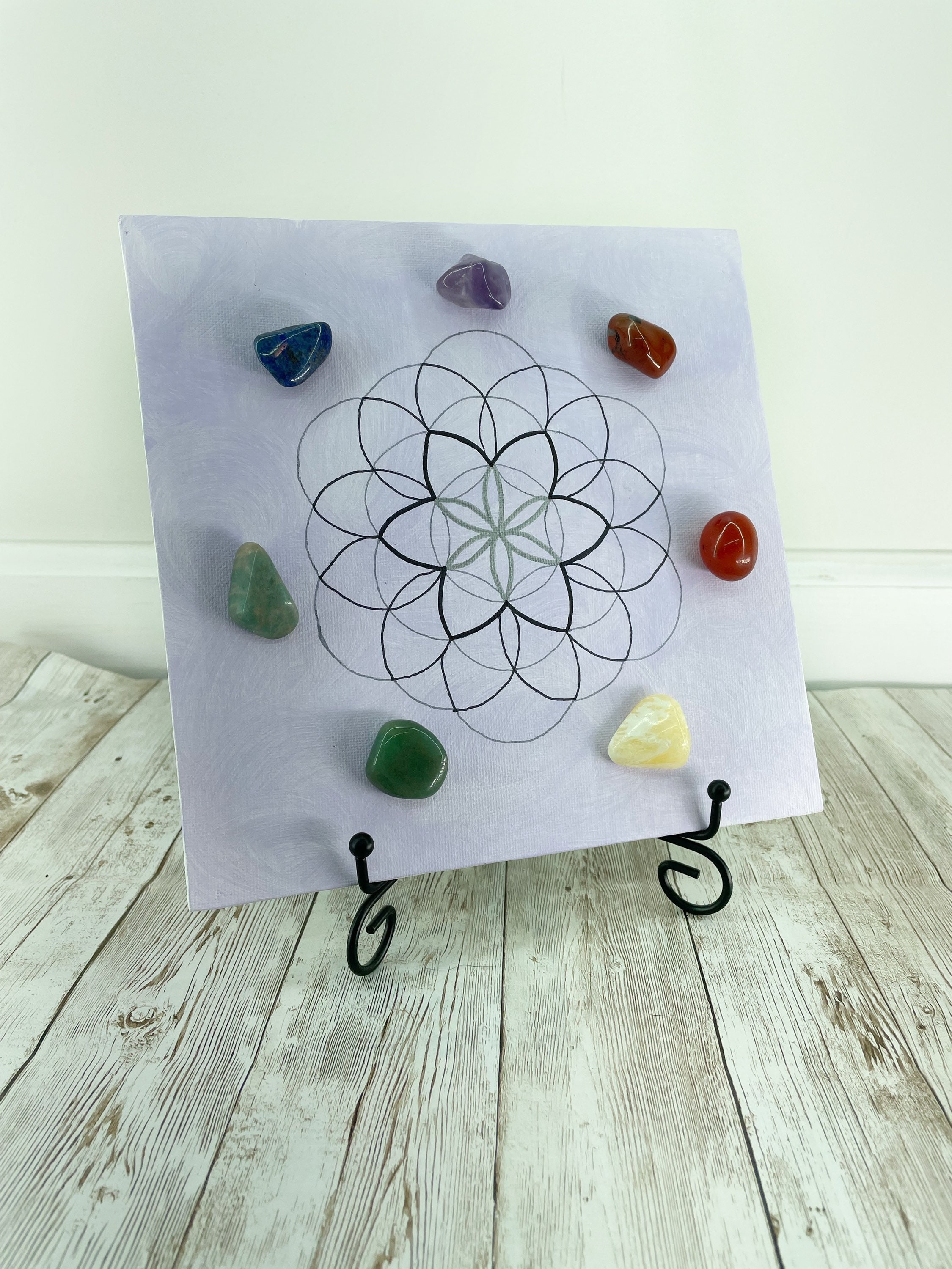 Chakras Crystal Grid - Etsy