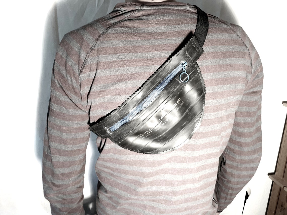 Flat Attached Belly Pocket Made of Bicycle Hose - Etsy