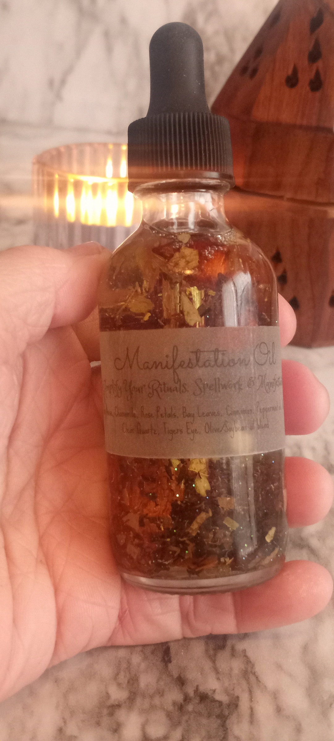 Manifestation Oil/spell Oil/ritual Oil/witch Oil/anointing Oil/altar ...
