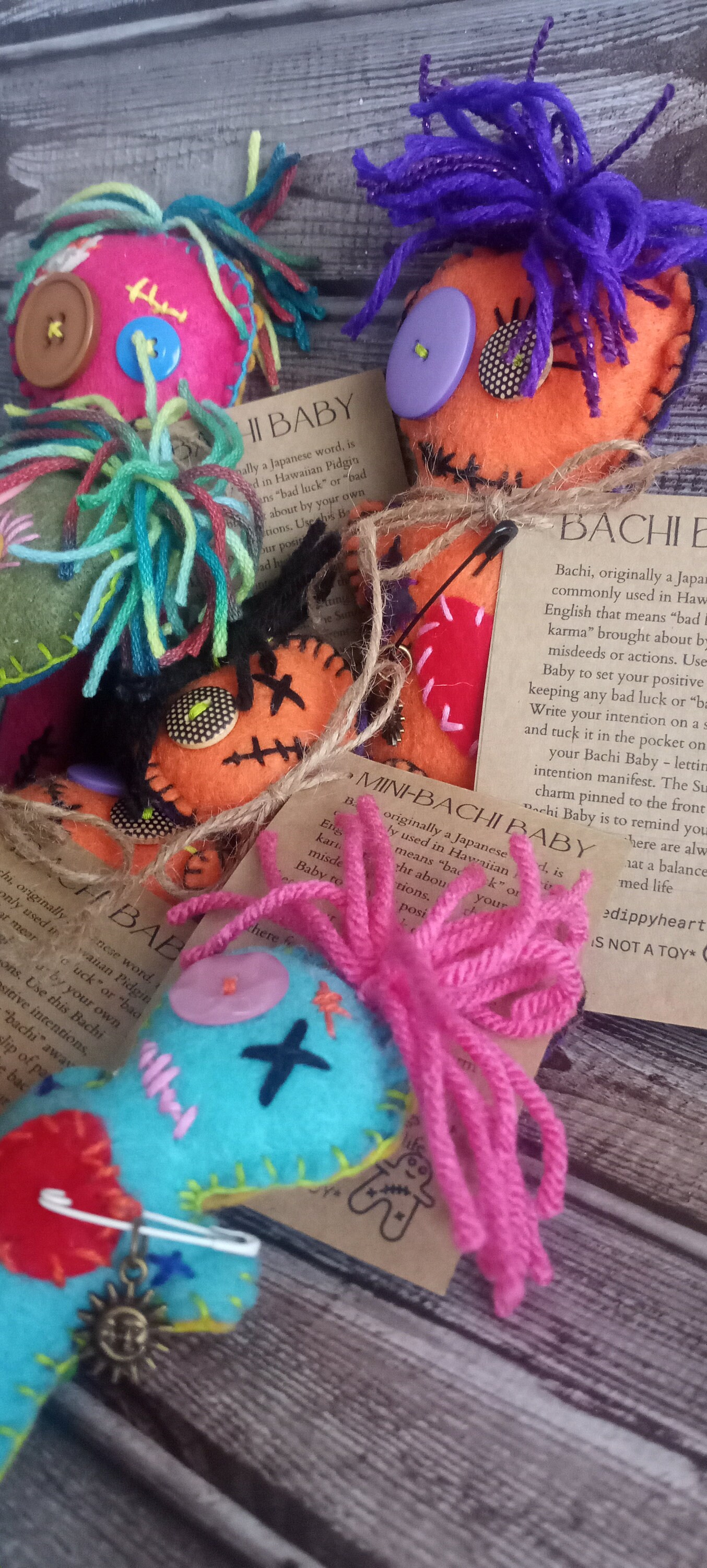 MINI Bachi Baby/poppet/poppet Magick/voodoo Doll/altar Decor - Etsy