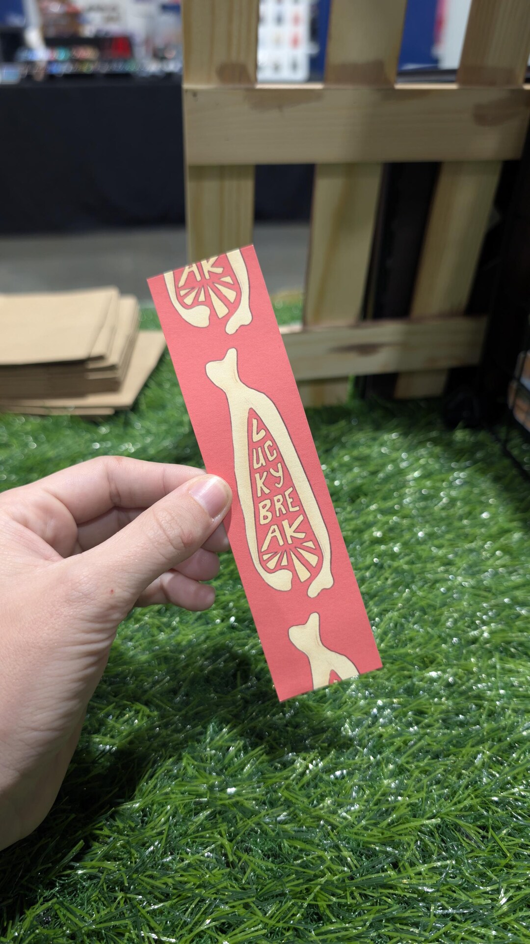 Wishbone Nature Bookmark | Illustrated Bookmark | Eco-friendly Gift for ...