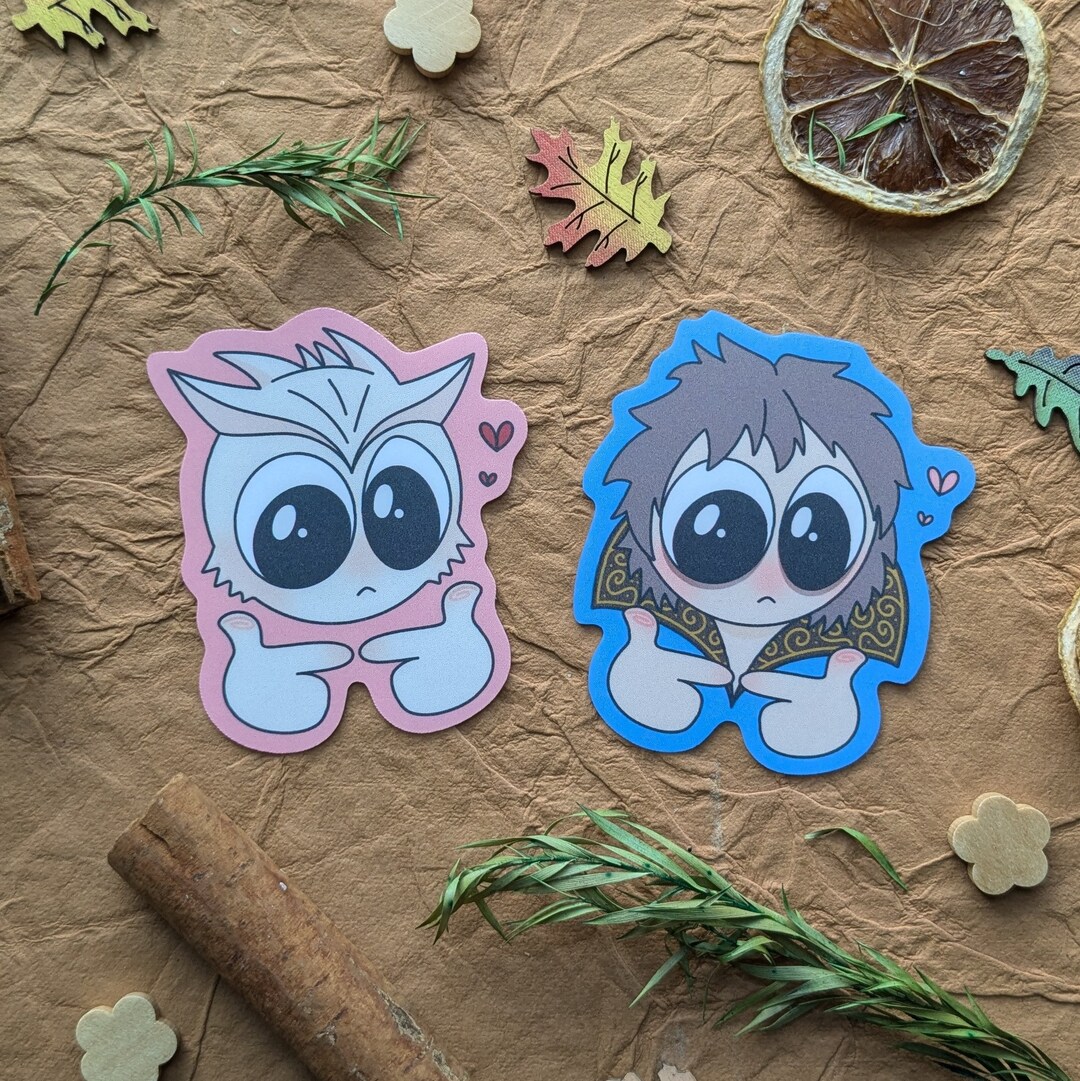 Dark Urge BG3 Chibi Sticker Baldur's Gate 3 Inspired Fantasy Art for ...