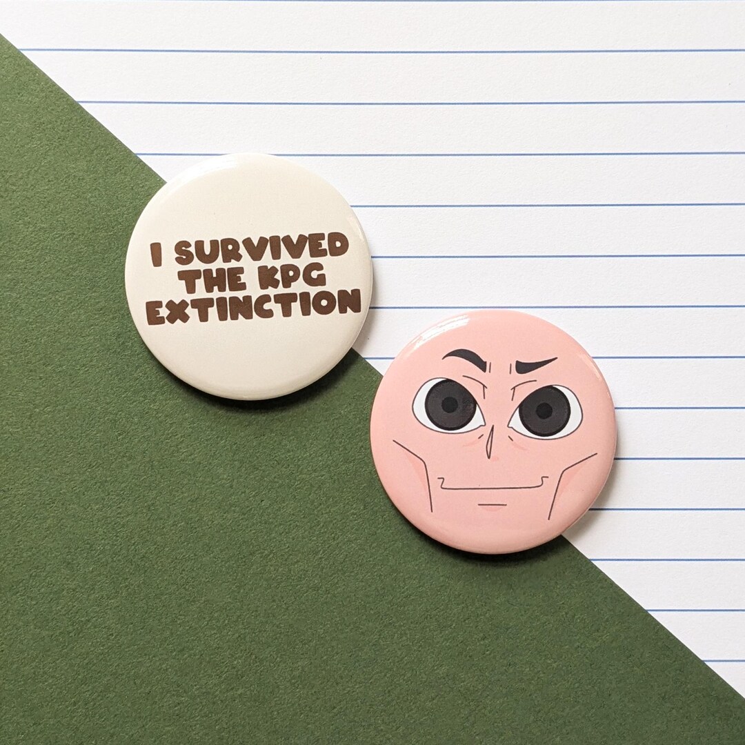 Mewing, Extinction Eco-friendly Button Pin Cozy Accessories and Charms ...