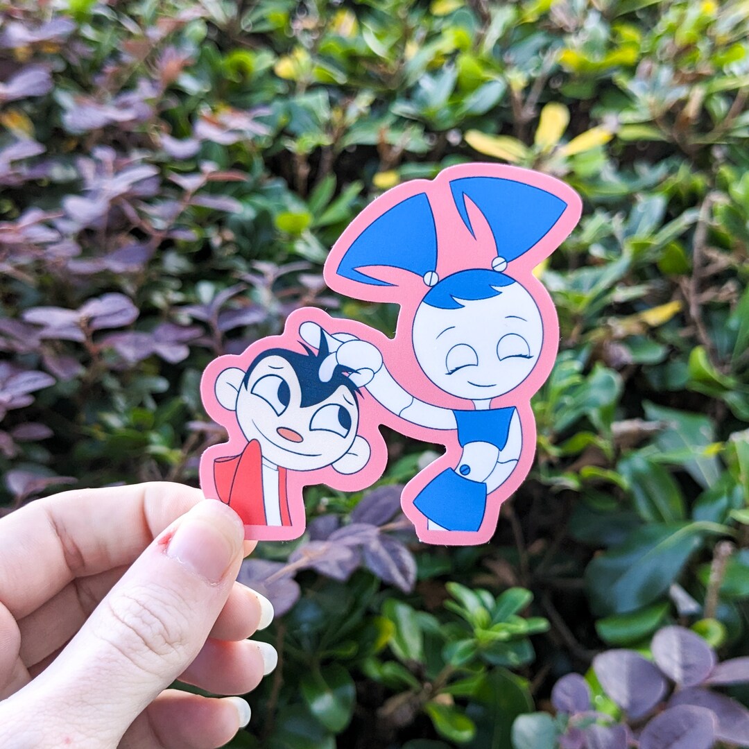 Jenny Robot Waterproof Vinyl Sticker Art Illustration Silly - Etsy