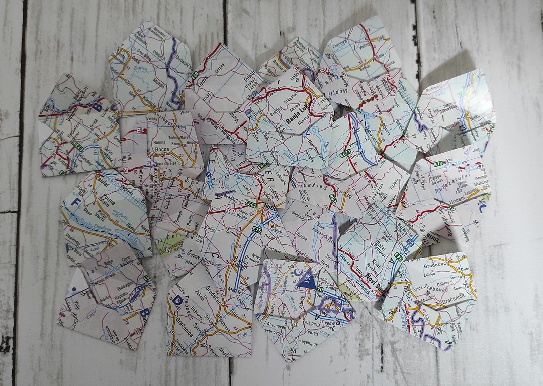 Lindos sobres mini con mapas: de 10 a 100 - Etsy España