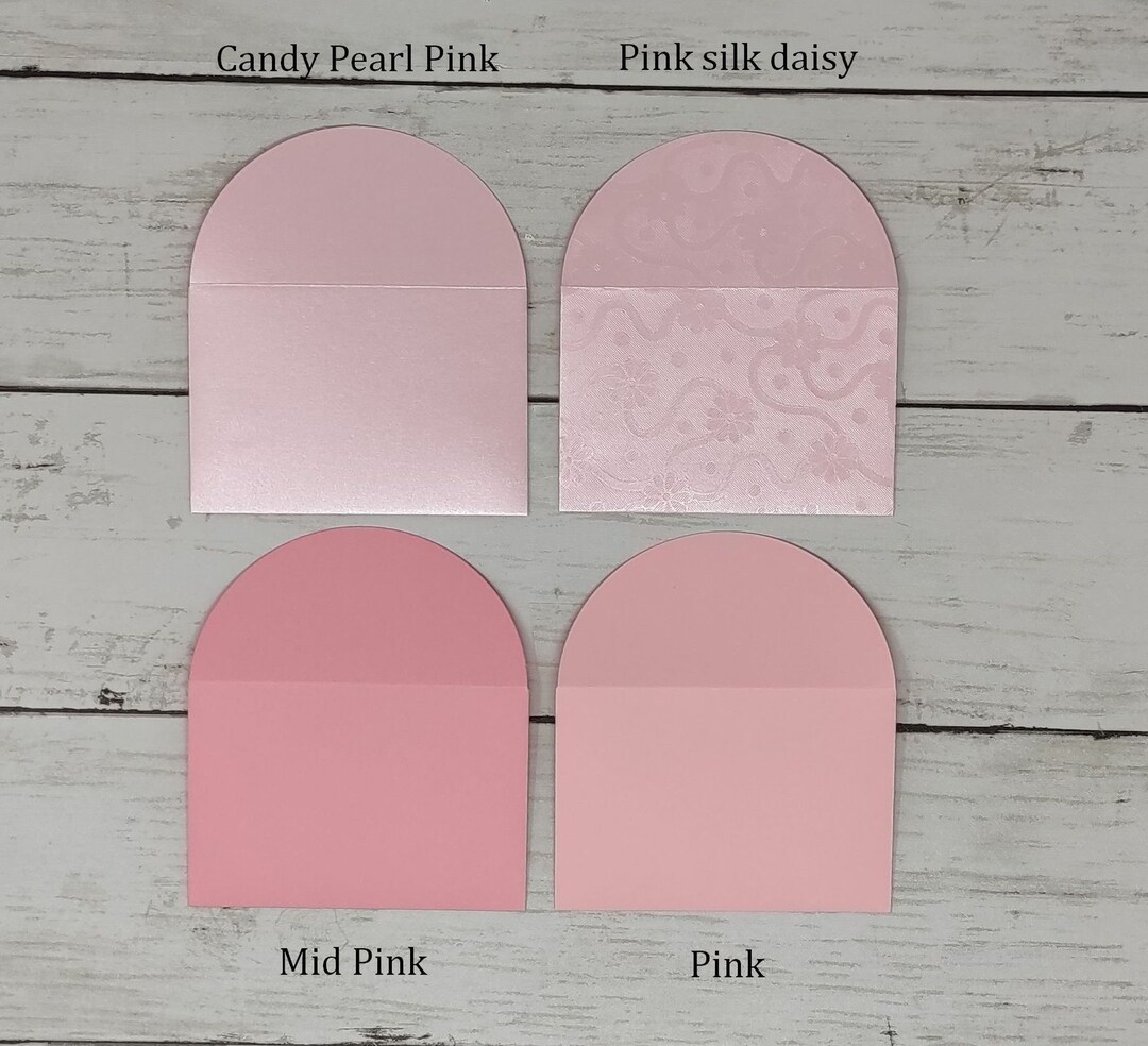 Round Petal Envelopes - Various Colours - Etsy UK
