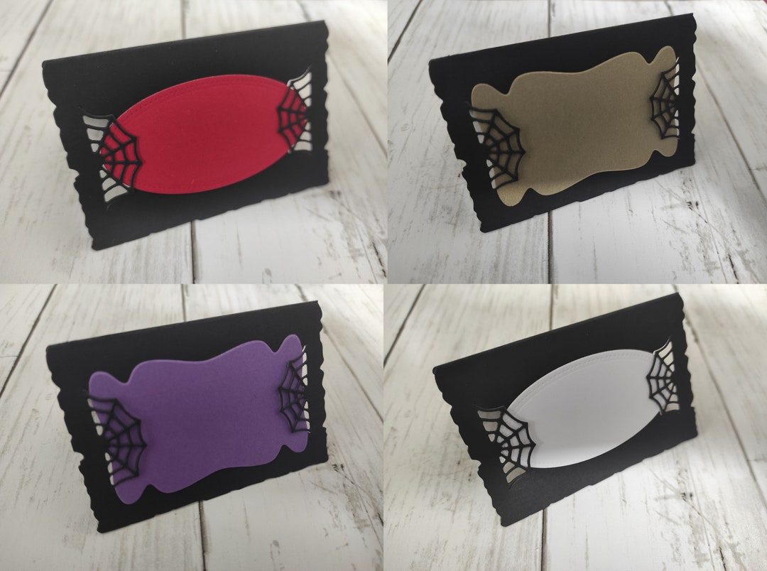 Halloween Spider Web Name, Table & Place Number Cards Gothic Weddings ...