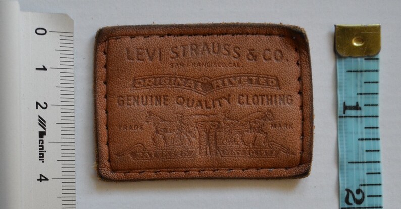 Vintage Levi's Labels. Recycled Vintage Denim Label Levi. Recycled ...