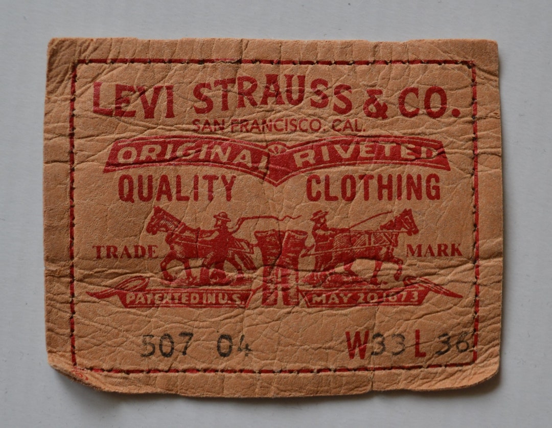 Vintage Levi's Labels. Recycled Vintage Denim Label Levi. Recycled ...