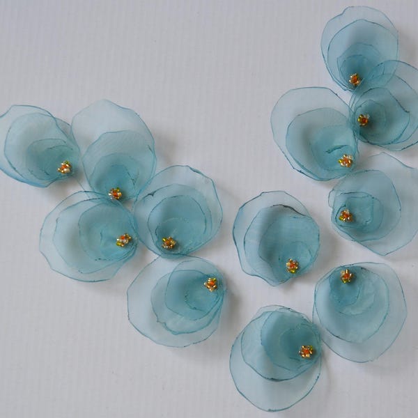 Organza Flower - Etsy