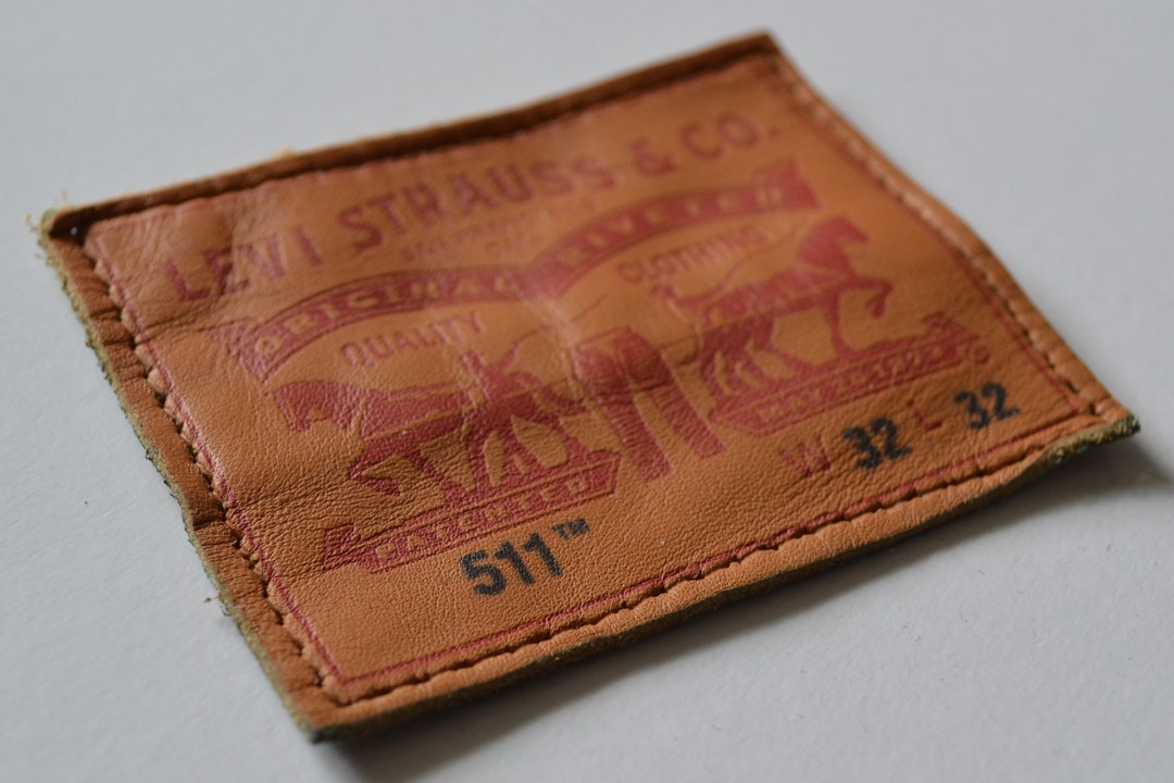 Vintage Levi's Labels. Recycled Vintage Denim Label Levi. Recycled ...